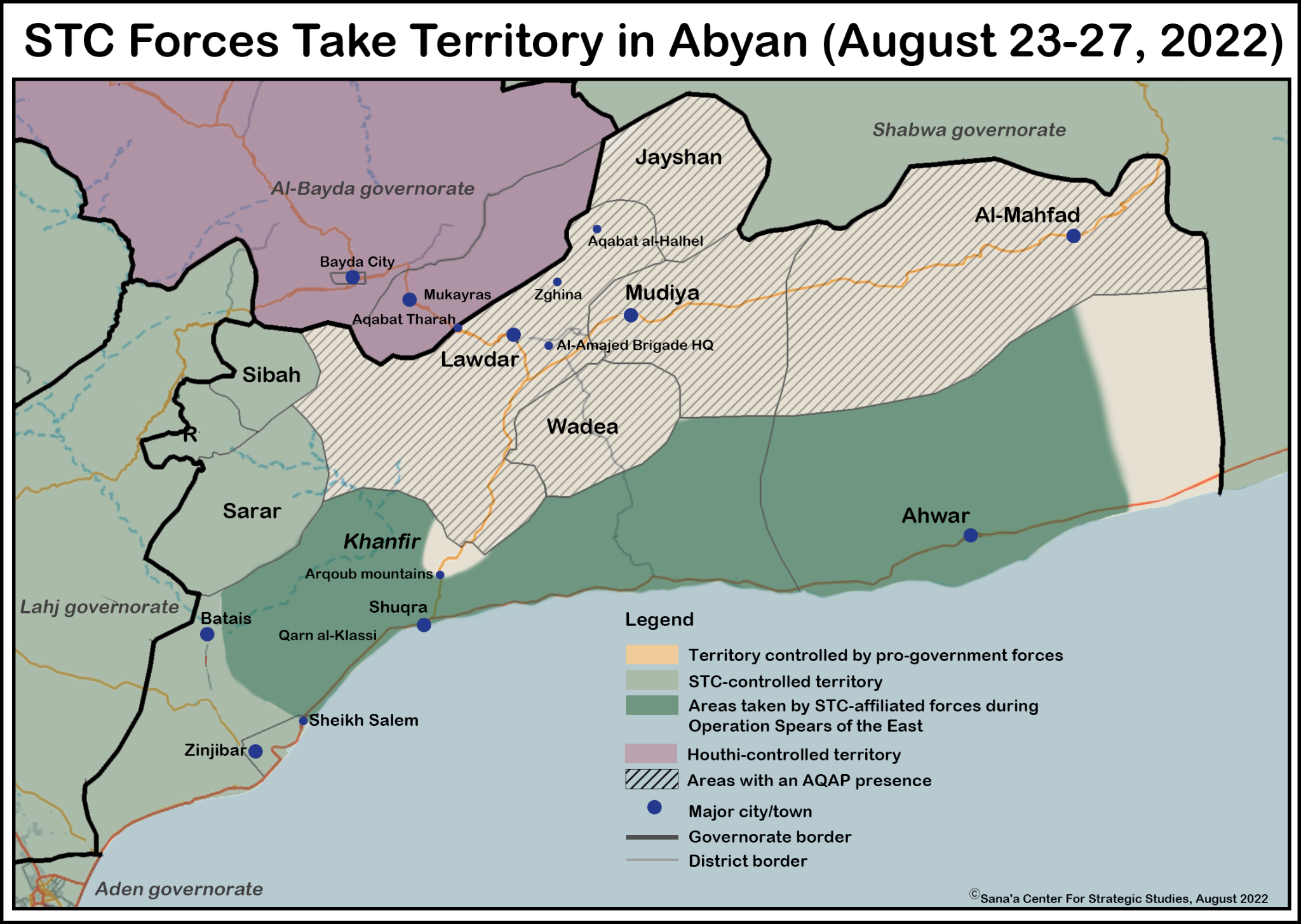 UAE- and STC-Affiliated Forces Win the Second Battle for Shabwa - The ...