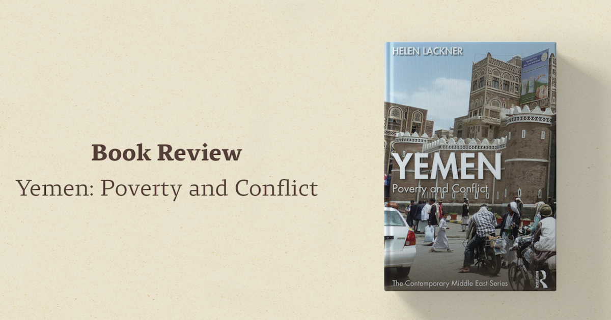 Book Review – Yemen: Poverty and Conflict - The Yemen Review, January ...